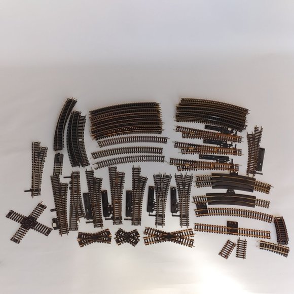 train set | Toys | Large Lot Of Vintage Ho Scale Train Track Atlas ...